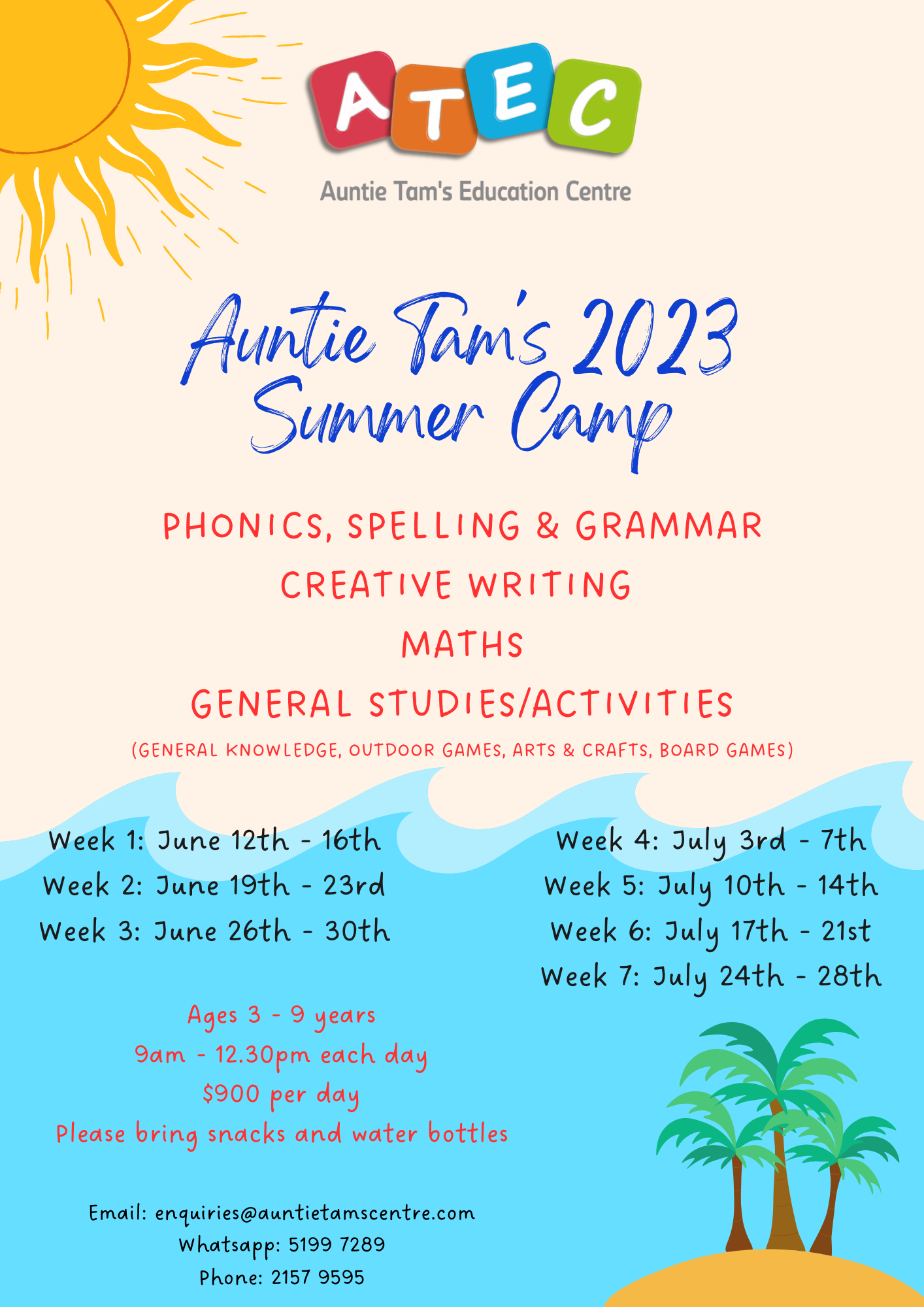 auntie-tams-summer-camp – Auntie Tam's Education Centre